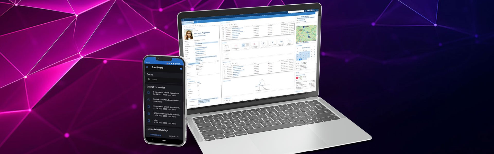 Ihr bester CRM-Partner mit 35 Jahren Praxis: Gedys Intraware